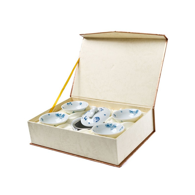 "Spheres"- 4 Teacups and a Teapot Set - Biotea